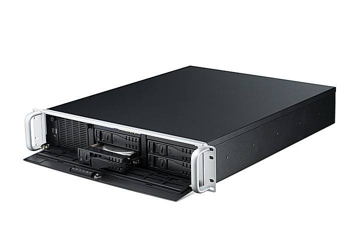 Compact 2U rack-mount industrial server with 2 Intel Xeon E5-2600V3 ...