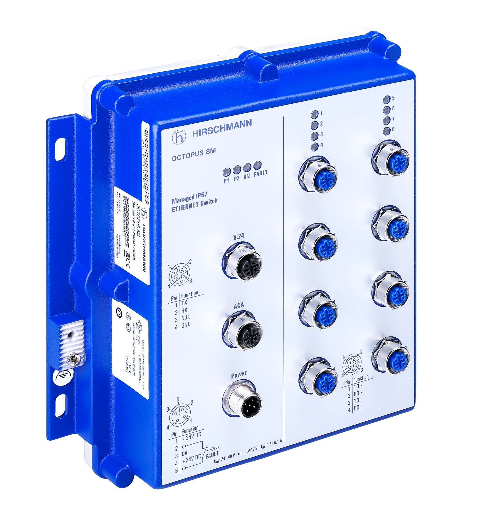 Промышленные коммутаторы с защитой IP54/IP67 Hirschmann OCTOPUS, от 5 ...