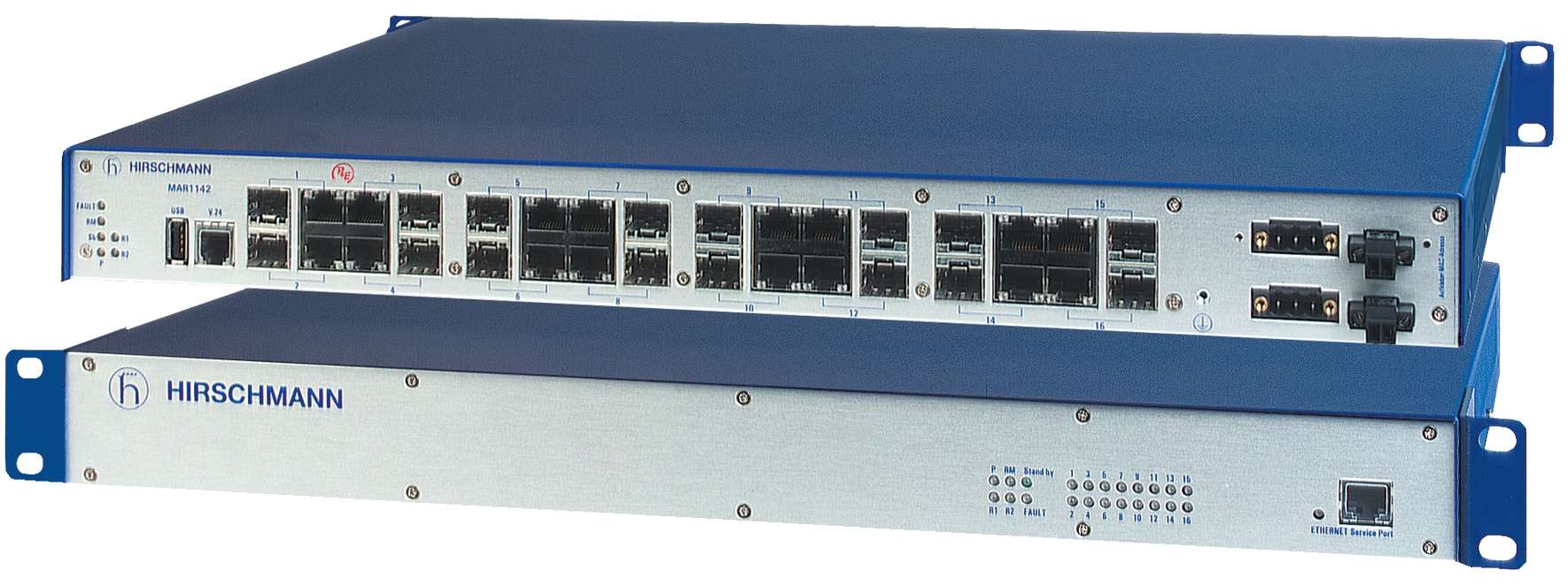Промислові керовані модульні захищені комутатори HIRSCHMANN MACH1000 ...